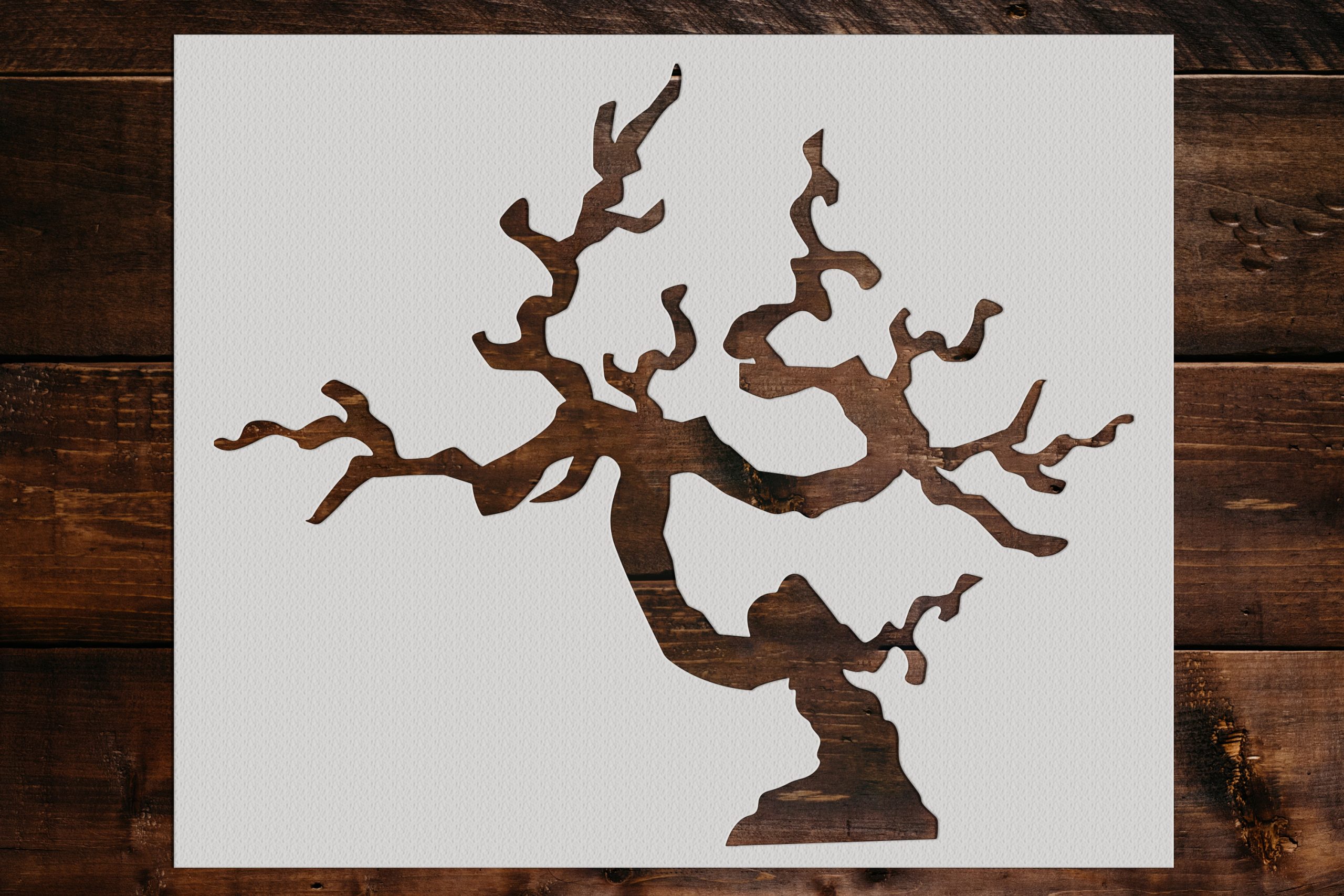 Tree Stencil - Art and Wall Stencil - Stencil Giant