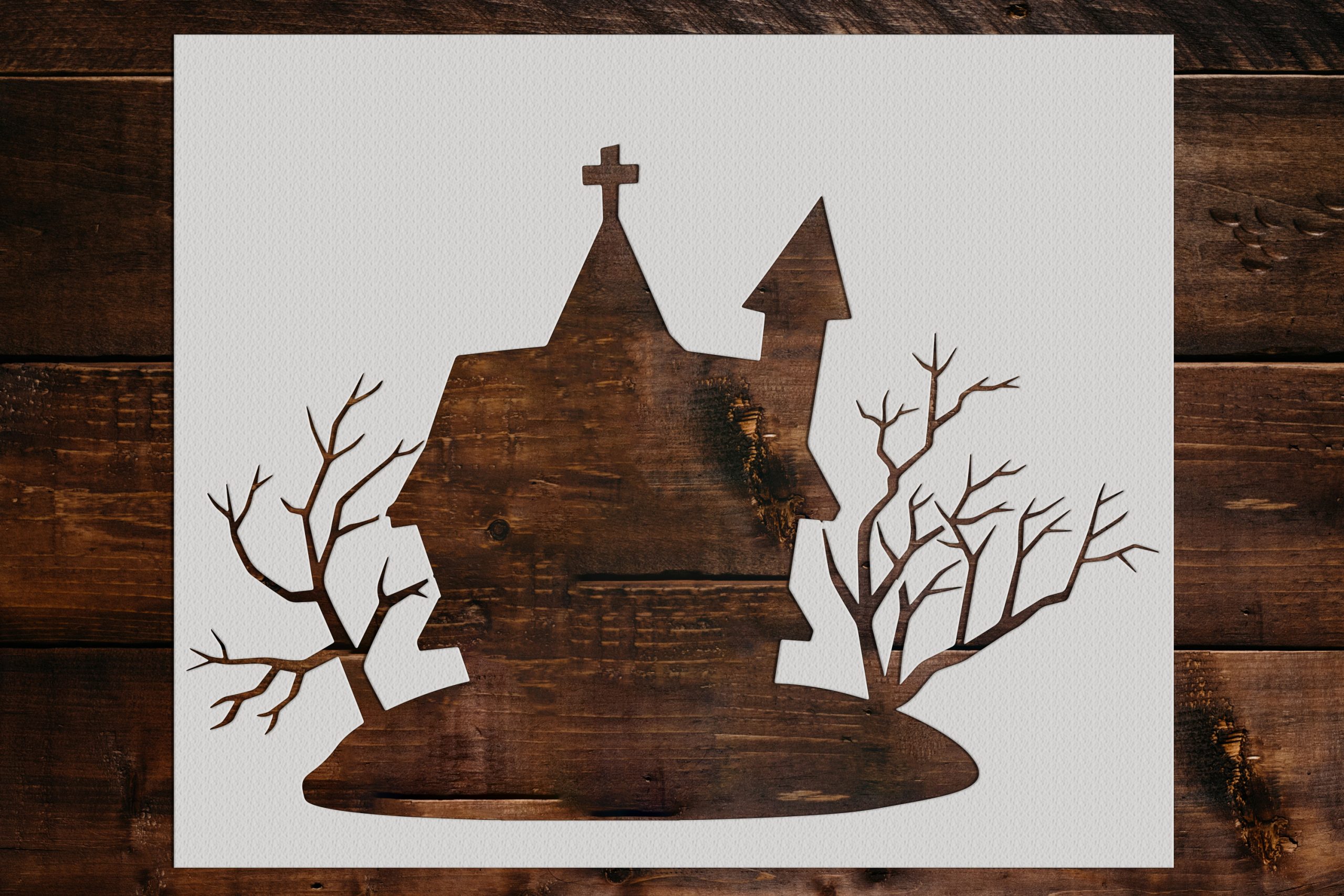 House Stencil - Art and Wall Stencil - Stencil Giant