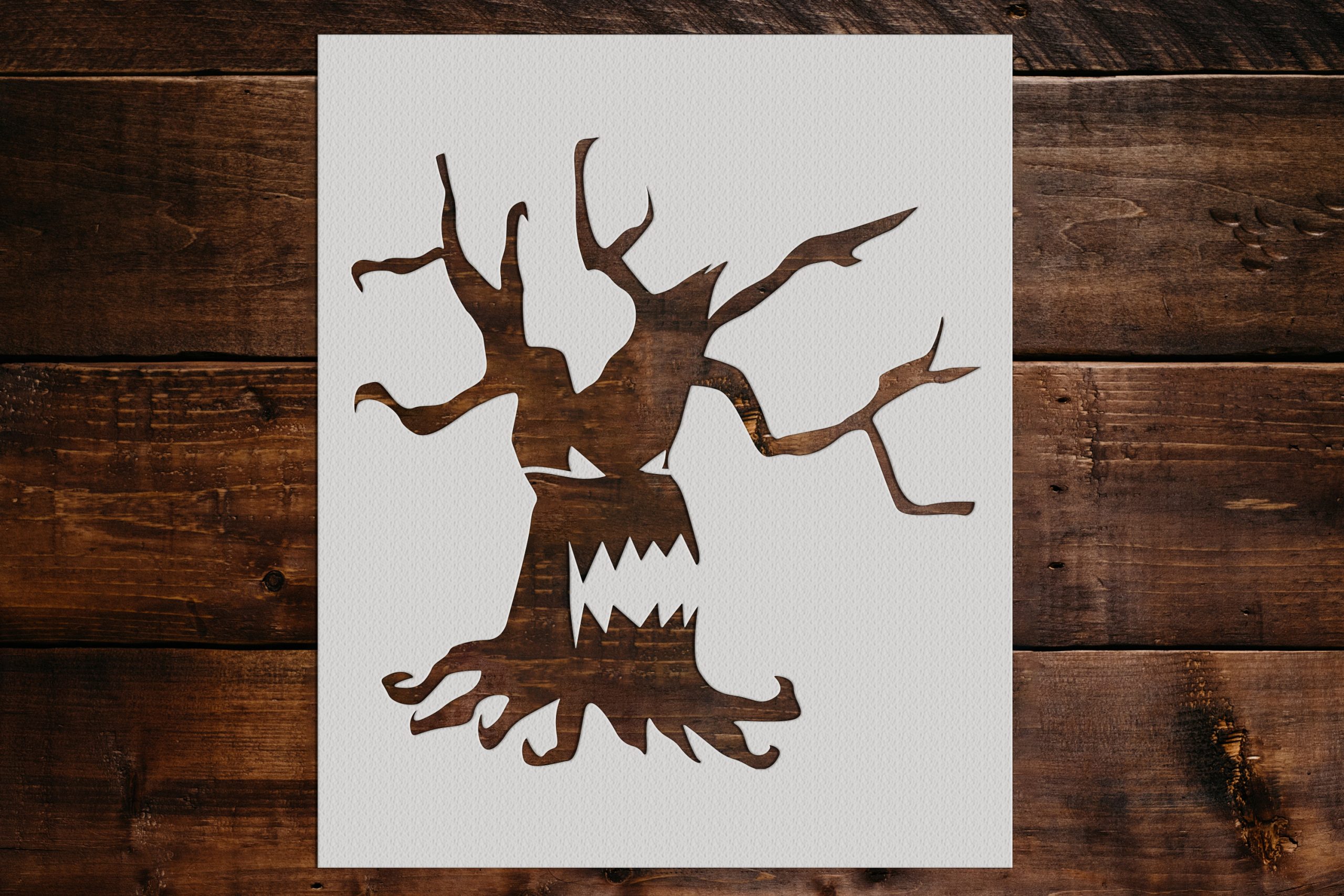 Dead Tree Stencil - Art and Wall Stencil - Stencil Giant