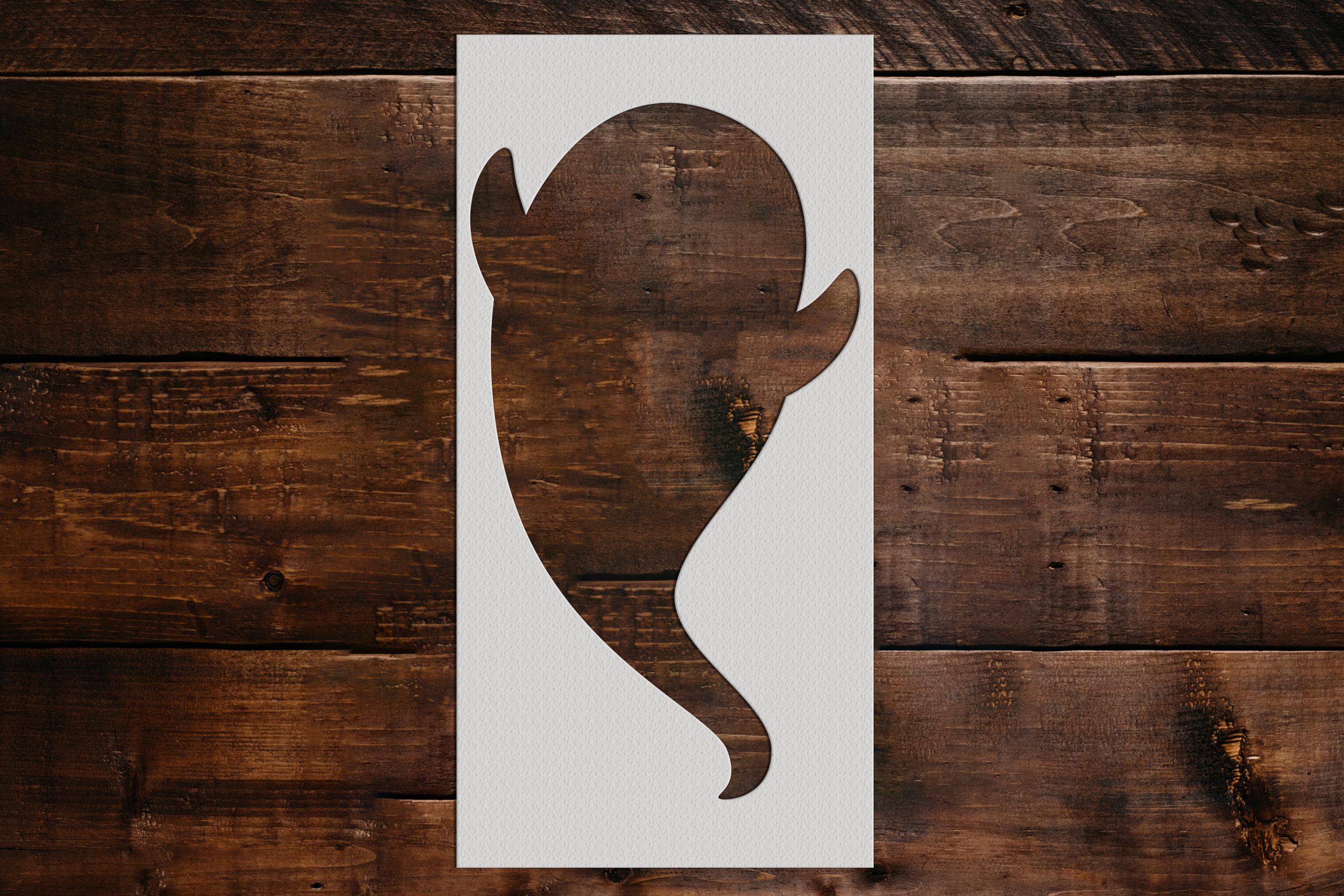 Ghost Stencil - Art and Wall Stencil - Stencil Giant