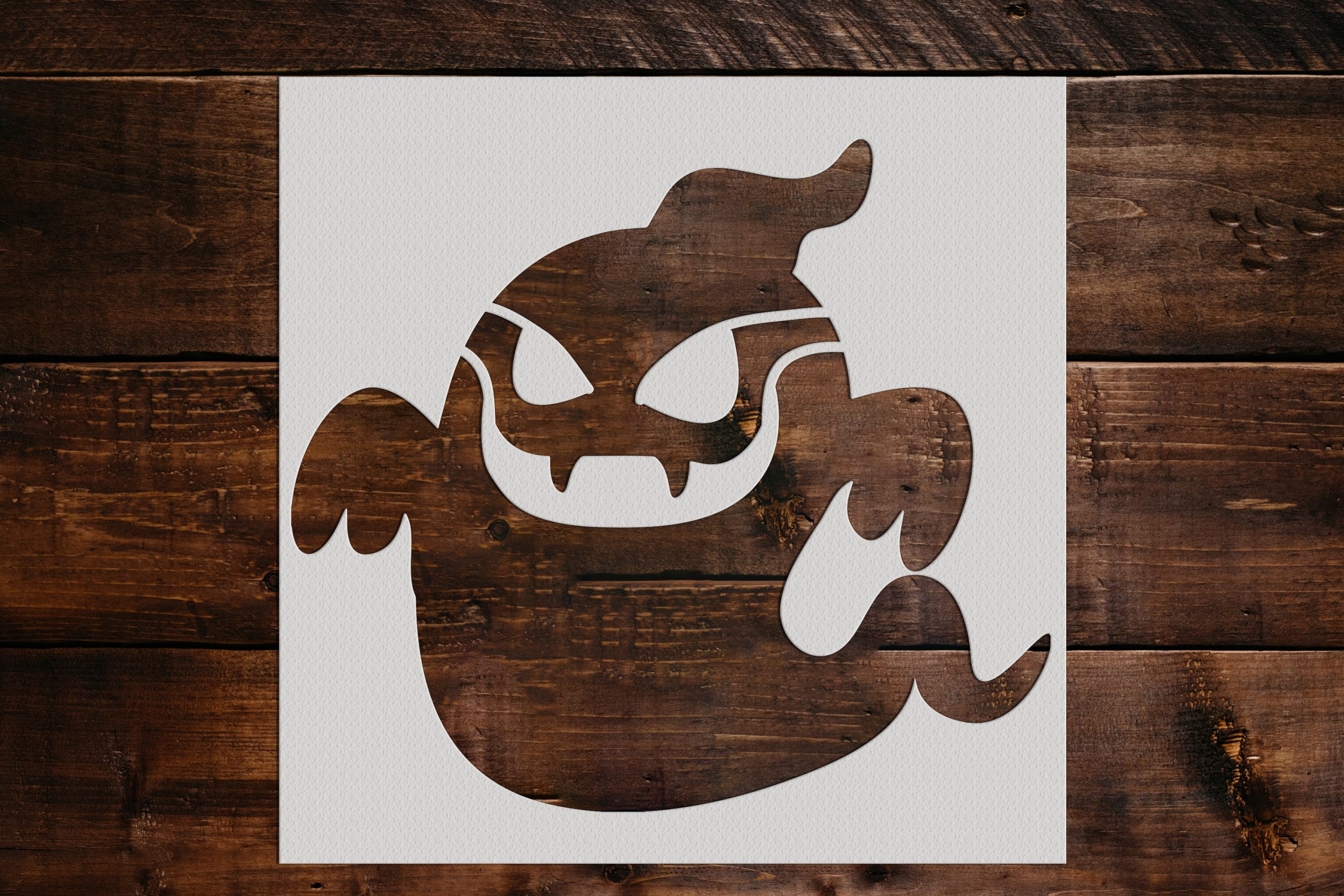 Ghost Stencil - Art and Wall Stencil - Stencil Giant