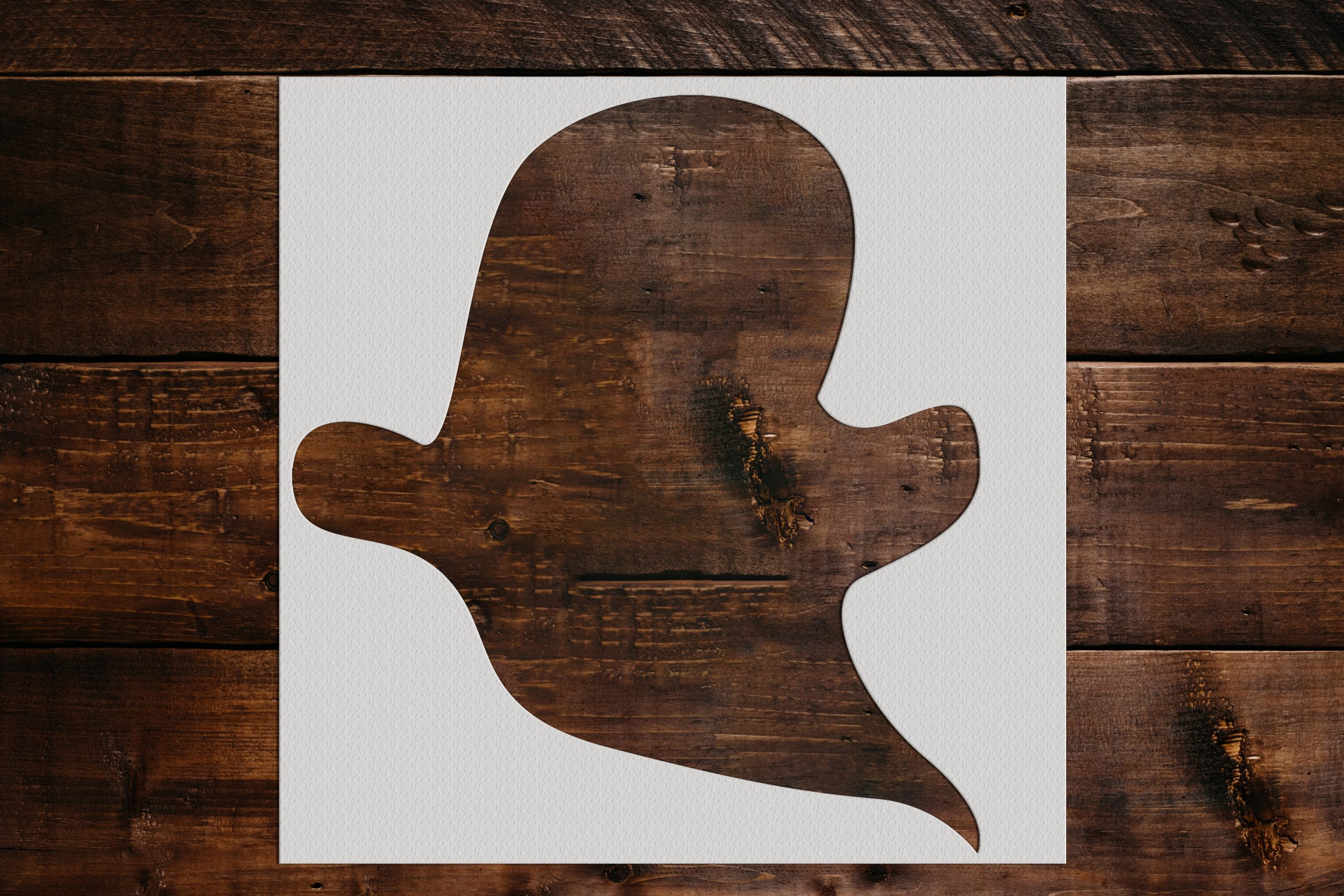 Ghost Stencil - Art and Wall Stencil - Stencil Giant