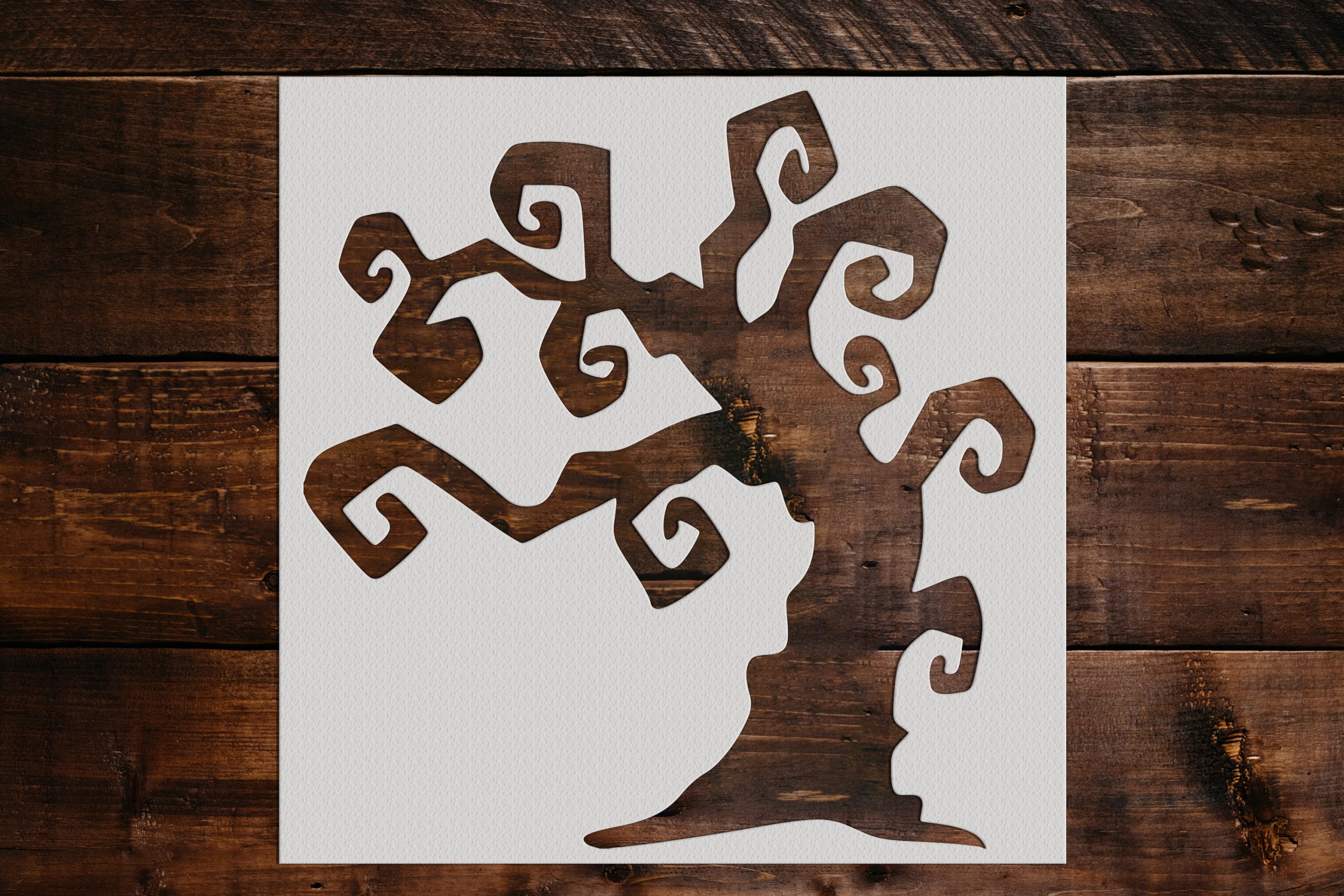 Dead Tree Stencil - Art and Wall Stencil - Stencil Giant