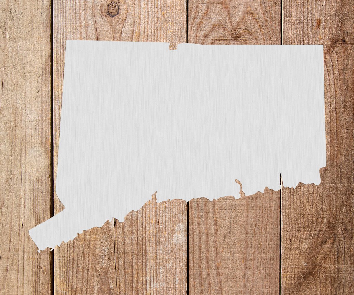 Connecticut State Stencil- Art and Wall Stencil - Stencil Giant