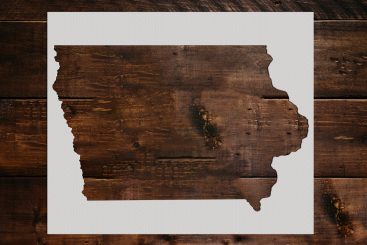 Iowa State Stencil- Art and Wall Stencil - Stencil Giant