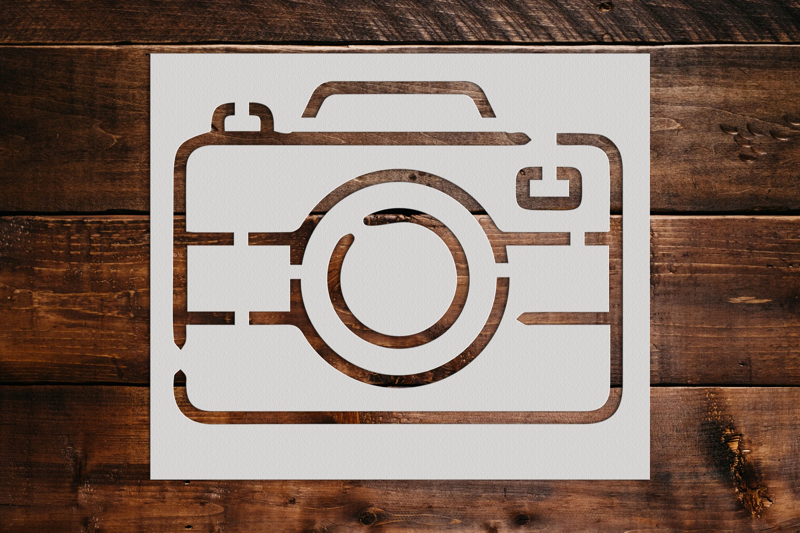 Vintage Camera Stencil – Art and Wall Stencil - Stencil Giant