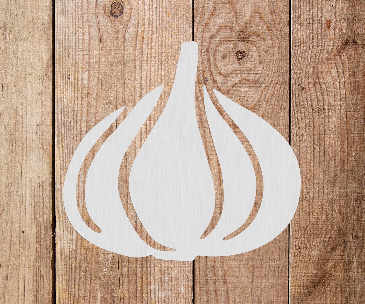 Garlic Stencils - Stencil Giant
