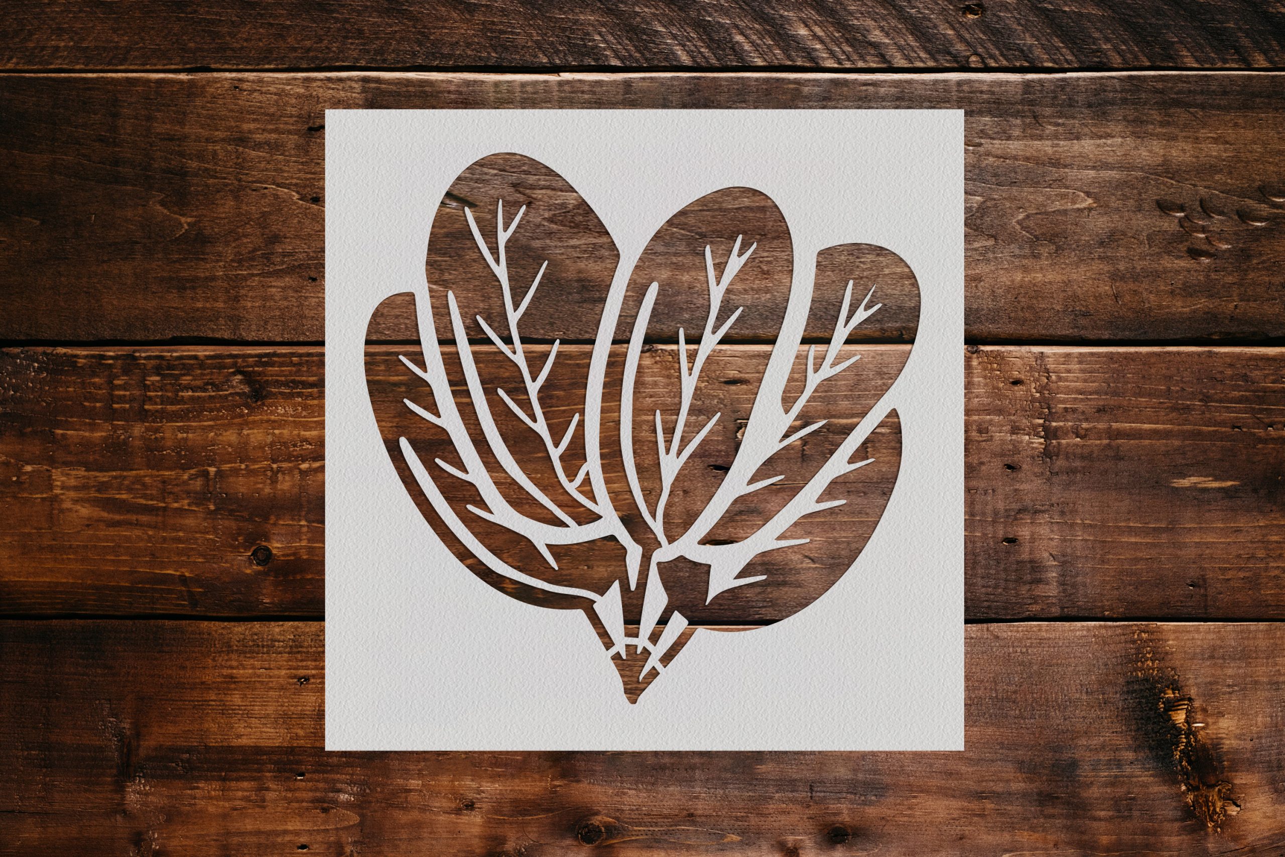 Collard Greens Stencils - Stencil Giant