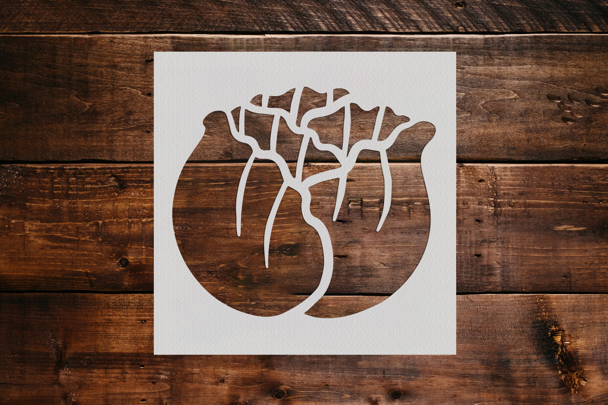 Cabbage Stencils - Stencil Giant