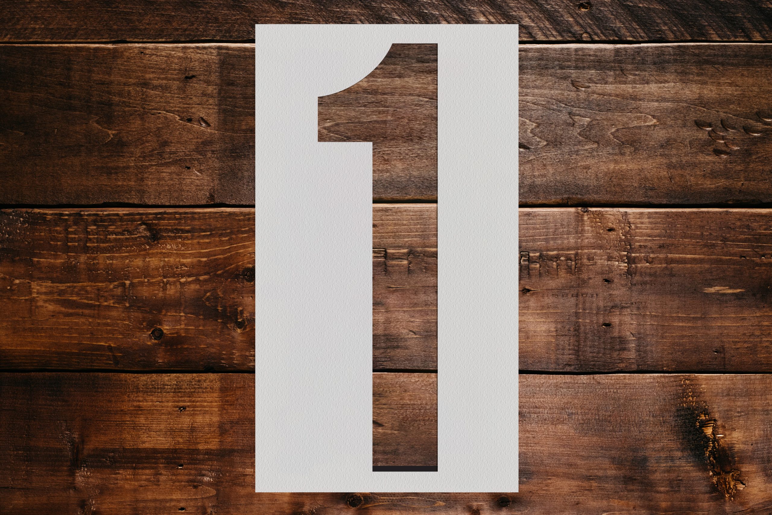 Number Stencil - Stencil Giant