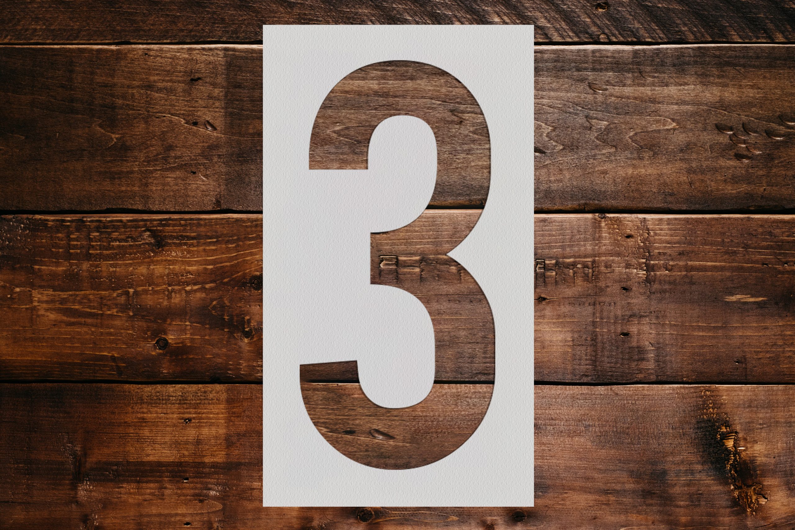 Number Stencil - Stencil Giant