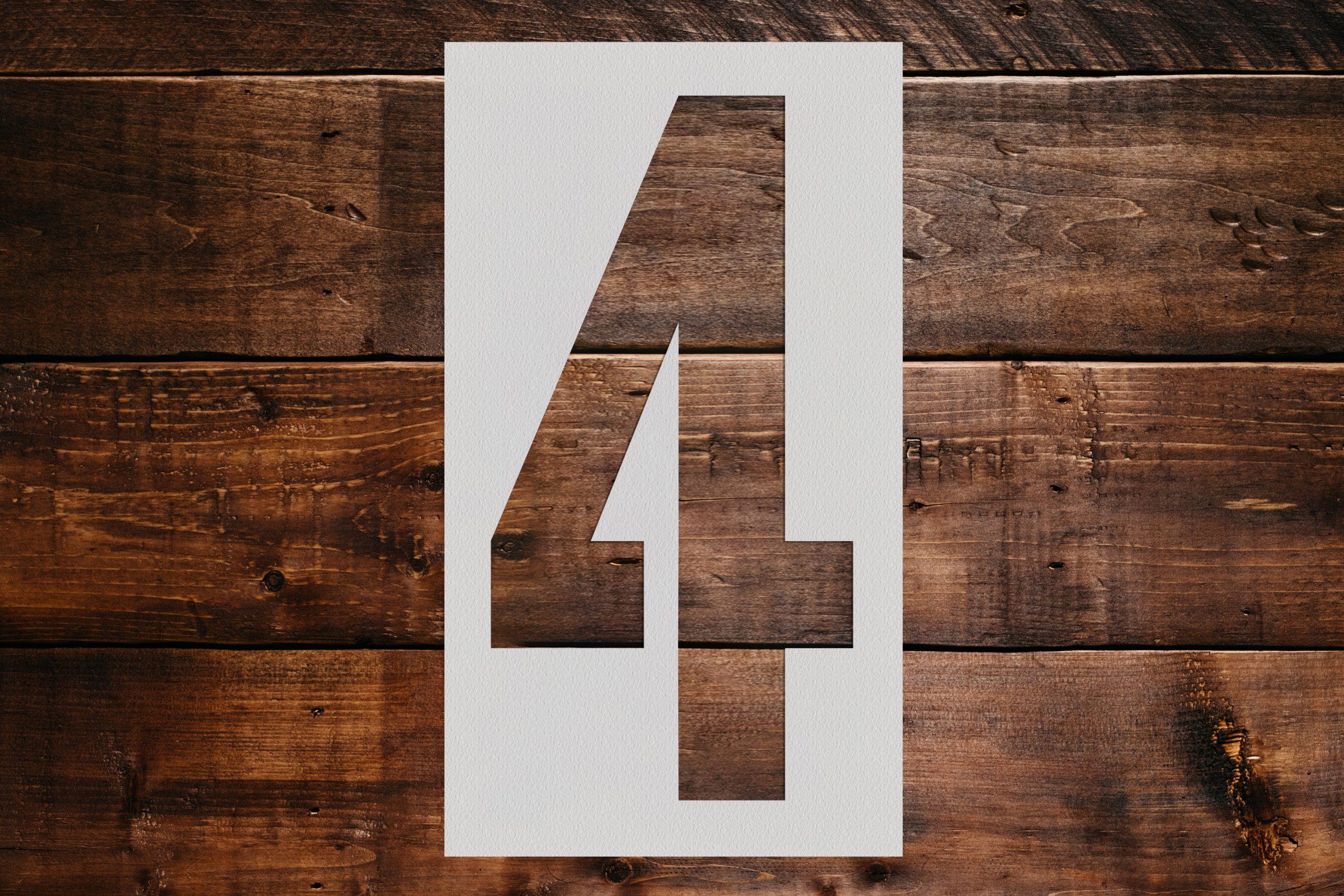 Number Stencil - Stencil Giant