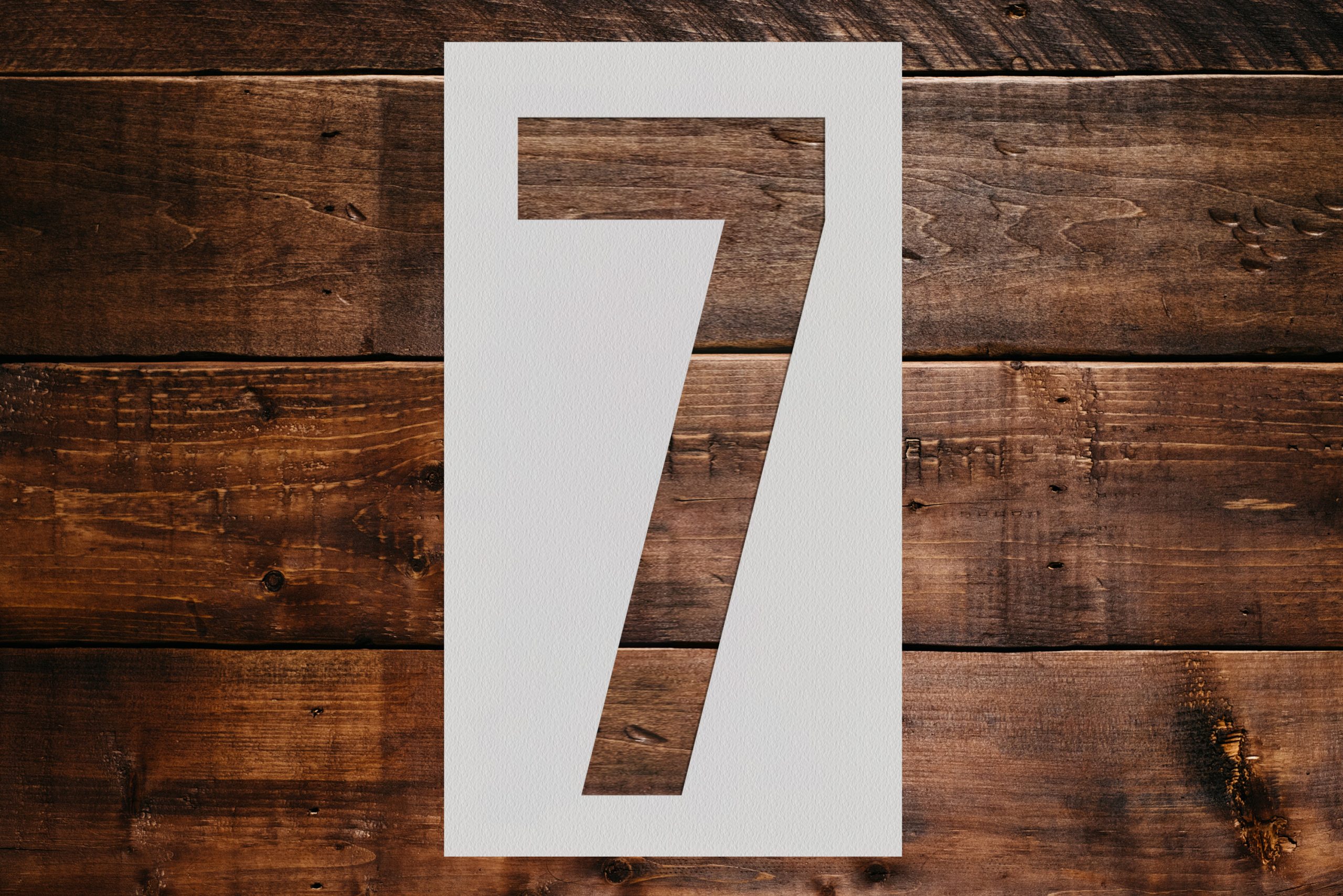 Number Stencil - Stencil Giant