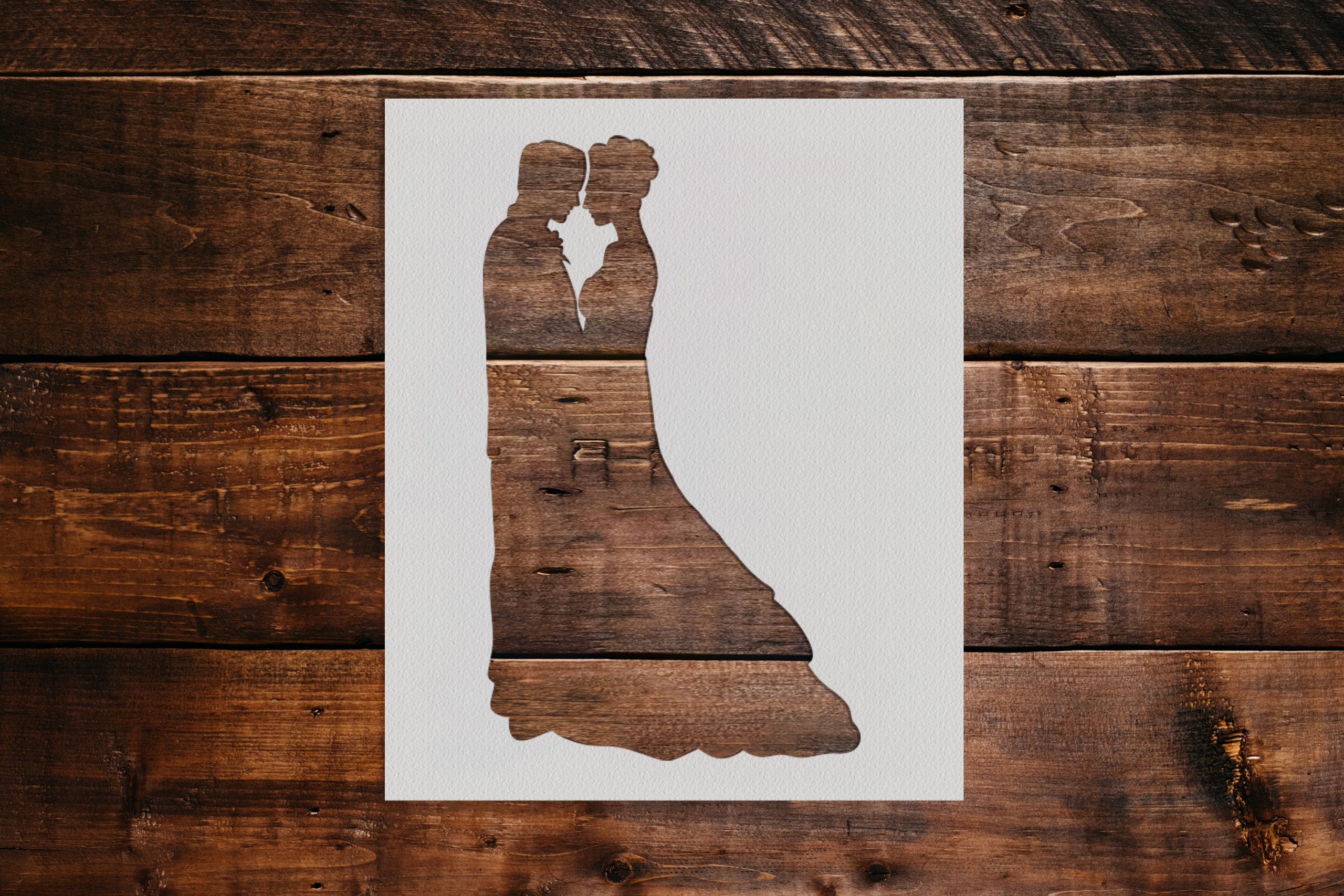 Wedding Stencil - Stencil Giant