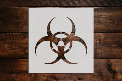 Biohazard Stencils - Stencil Giant