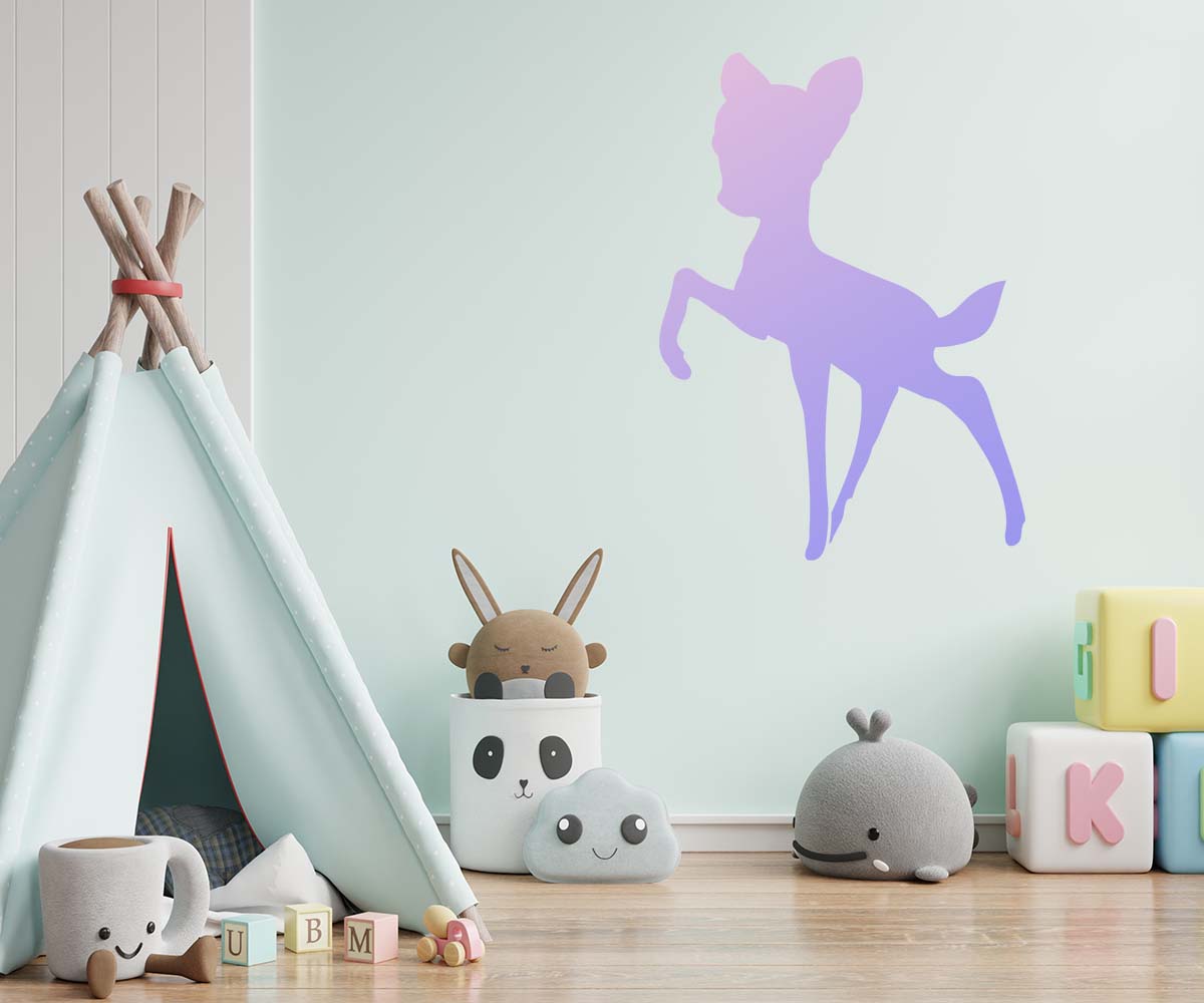 Baby Deer Stencil - Art and Wall Stencil - Stencil Giant