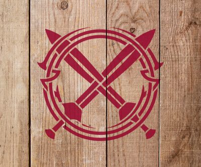 Swords Stencil - Art and Wall Stencil - Stencil Giant