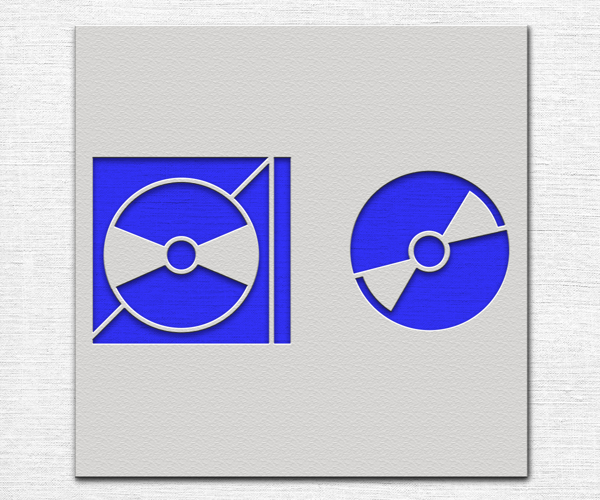 CDs Stencil - Art and Wall Stencil - Stencil Giant