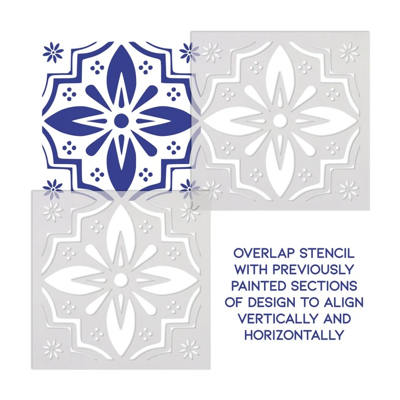 Geometric Design Stencil - Art and Wall Stencil - Stencil Giant