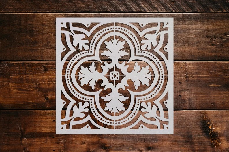 Geometric Design Stencil - Art and Wall Stencil - Stencil Giant
