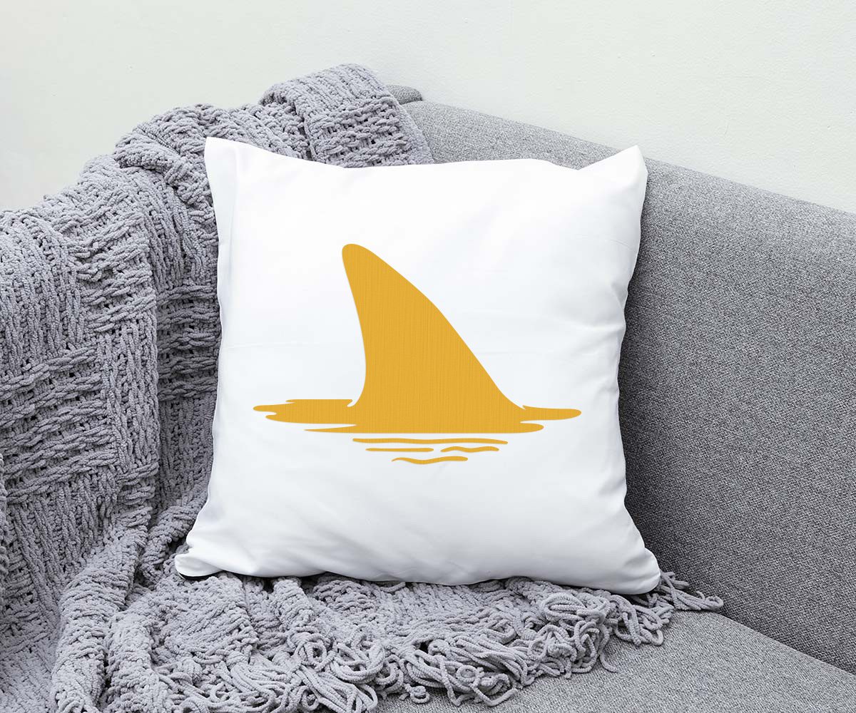 Shark Fin Stencil - Art and Wall Stencil - Stencil Giant