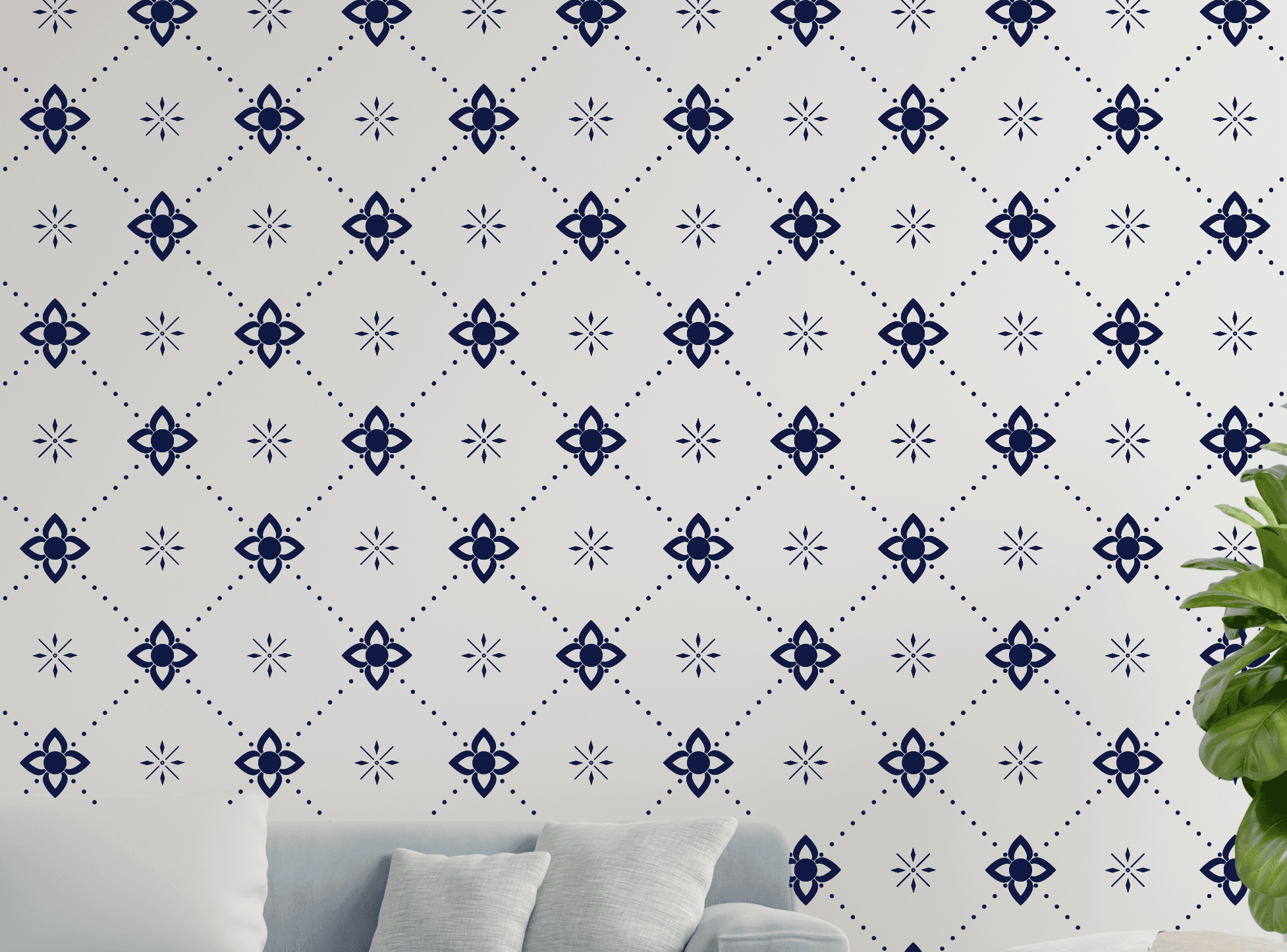 Geometric Design Stencil - Art and Wall Stencil - Stencil Giant