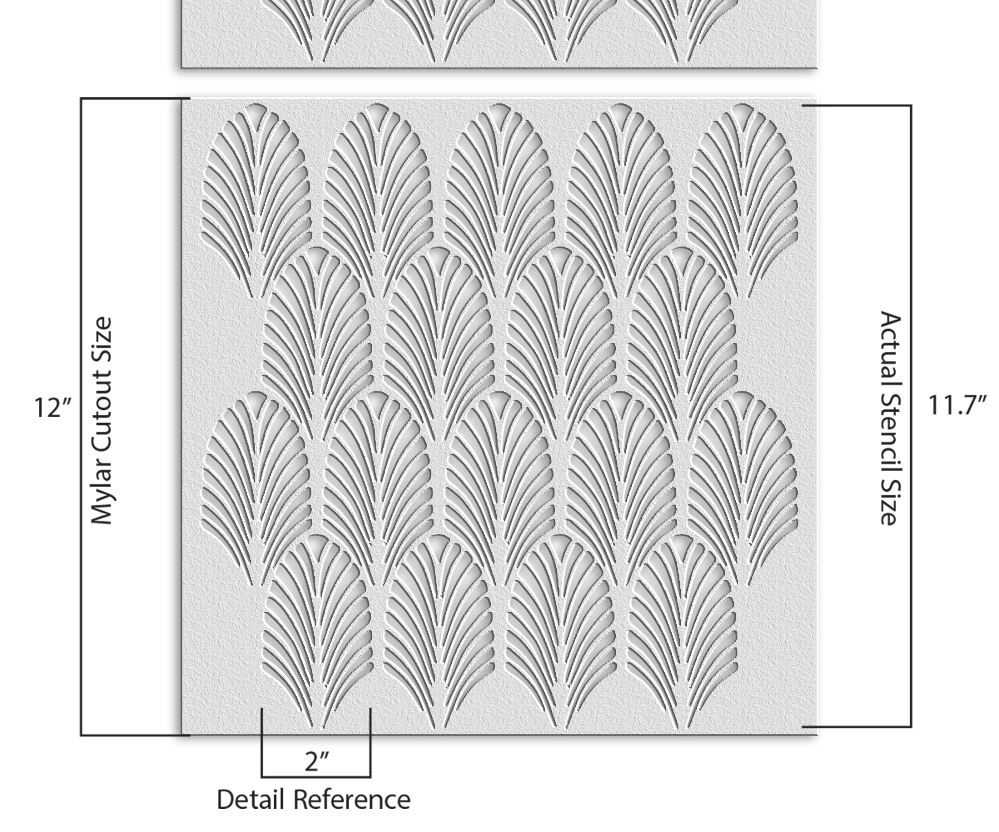 Leaf Design Stencil - Art and Wall Stencil - Stencil Giant