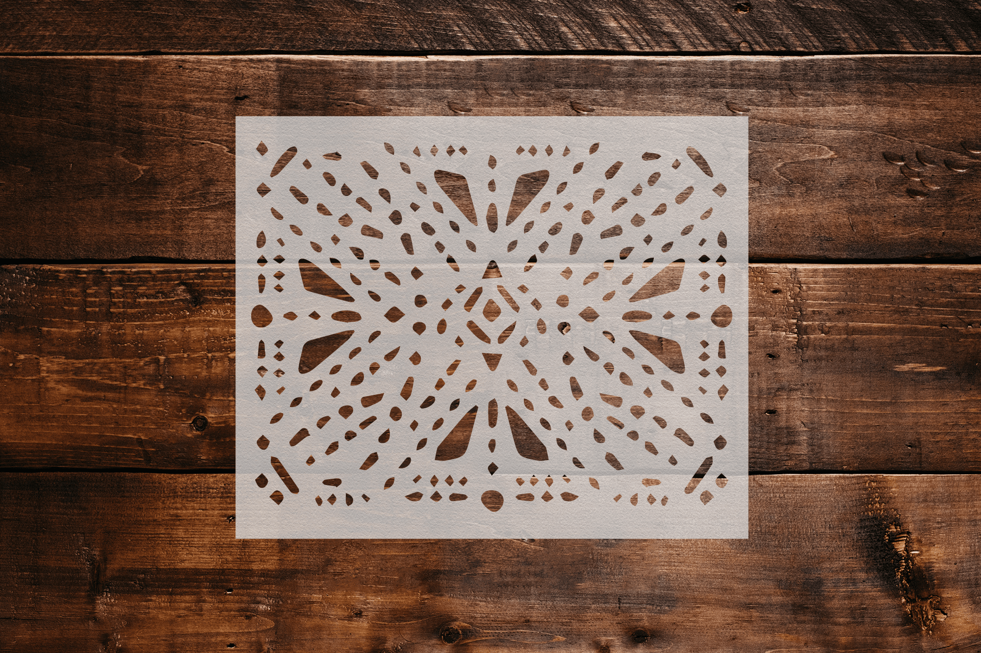 Geometric Design Stencil - Art and Wall Stencil - Stencil Giant