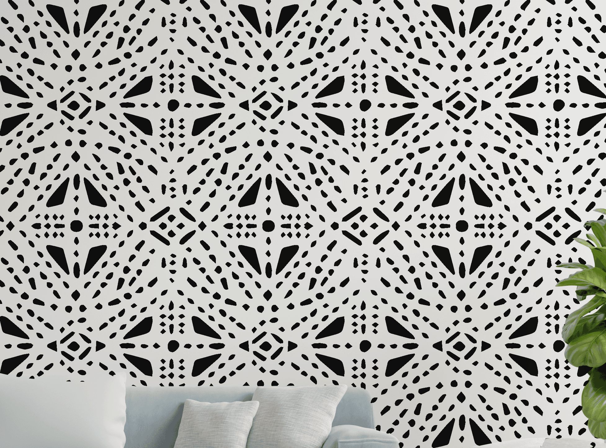 Geometric Design Stencil - Art and Wall Stencil - Stencil Giant