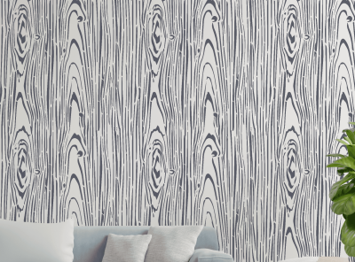 Tree Bark Design Stencil - Art and Wall Stencil - Stencil Giant