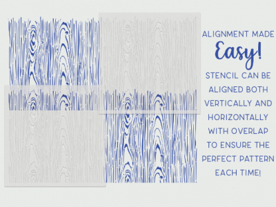 Tree Bark Design Stencil - Art and Wall Stencil - Stencil Giant