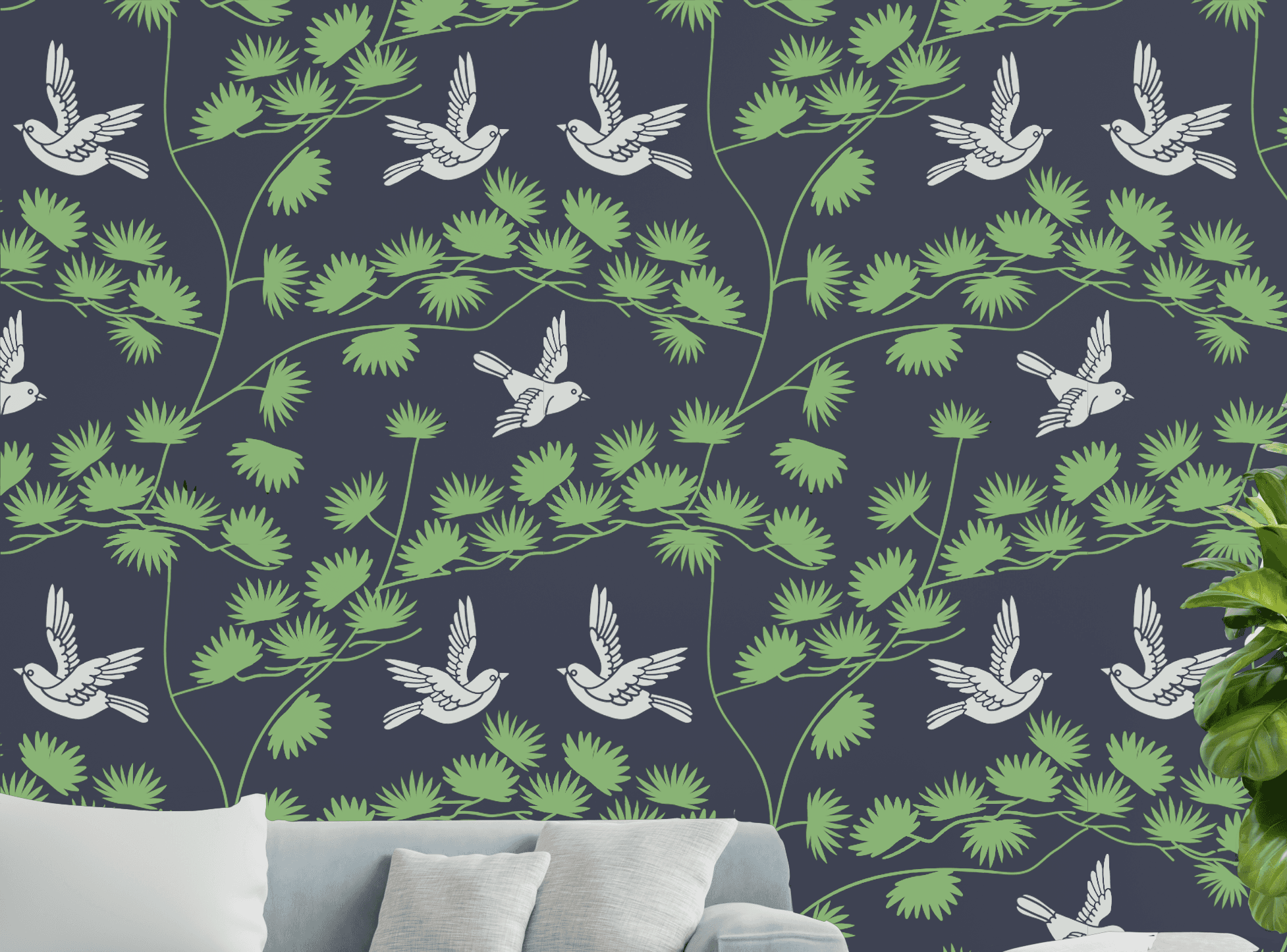 Bird Design Stencil - Art and Wall Stencil - Stencil Giant