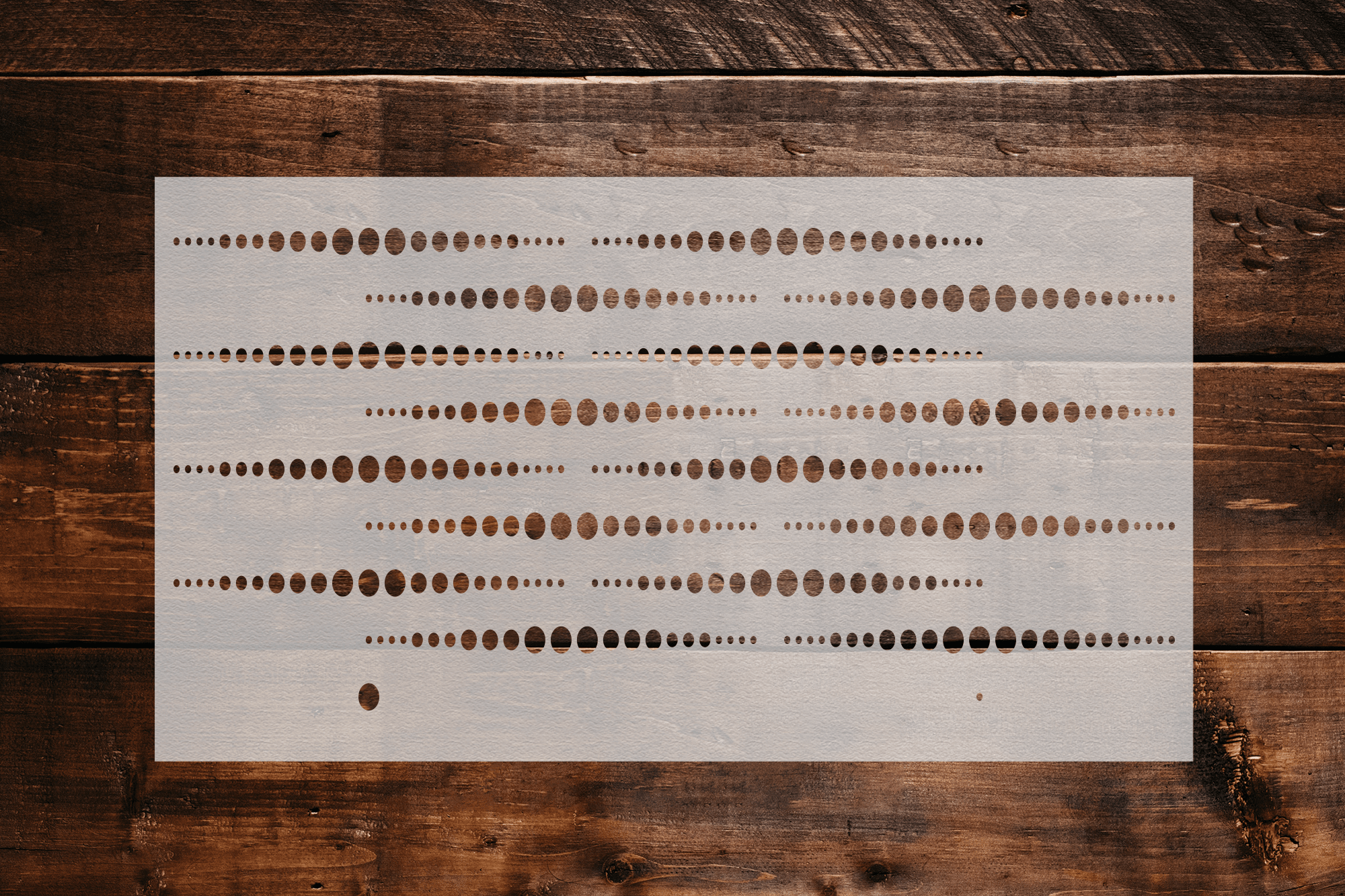 Dot Pattern Stencil - Art and Wall Stencil - Stencil Giant