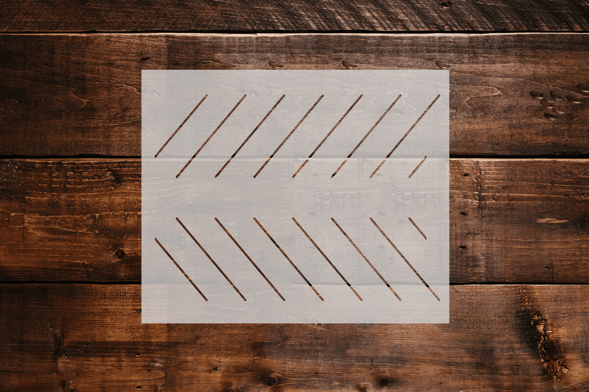 Herringbone Pattern Stencil - Art and Wall Stencil - Stencil Giant