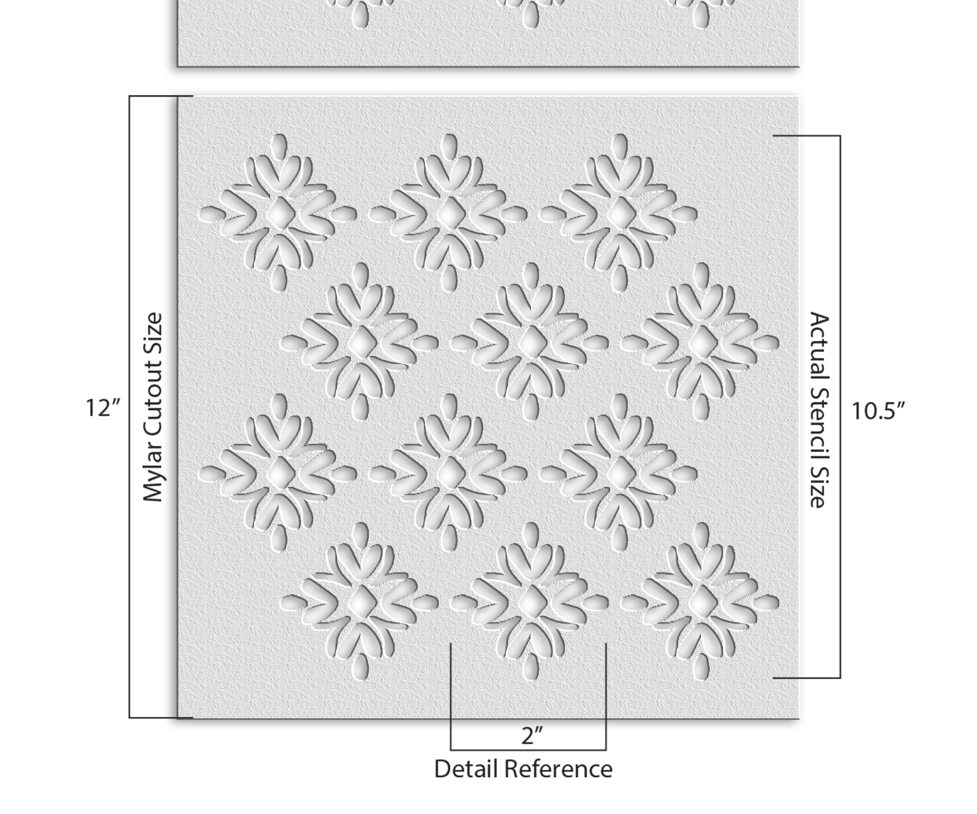 Diamond Pattern Stencil - Art and Wall Stencil - Stencil Giant
