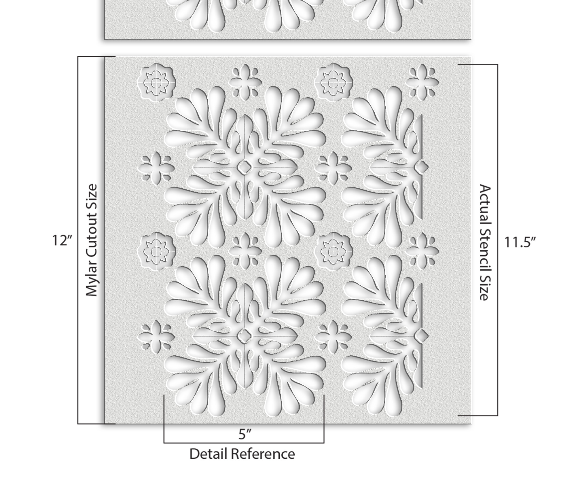 Flowers Stencil - Art and Wall Stencil - Stencil Giant