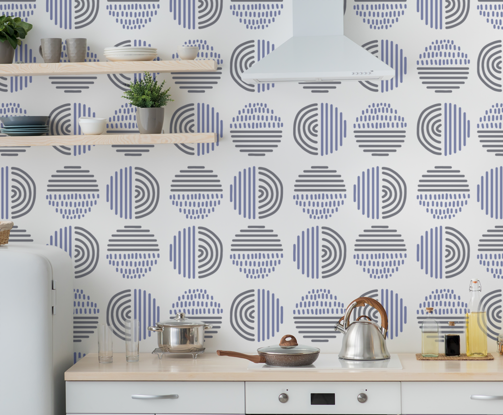 Half Circles Stencil - Art and Wall Stencil - Stencil Giant
