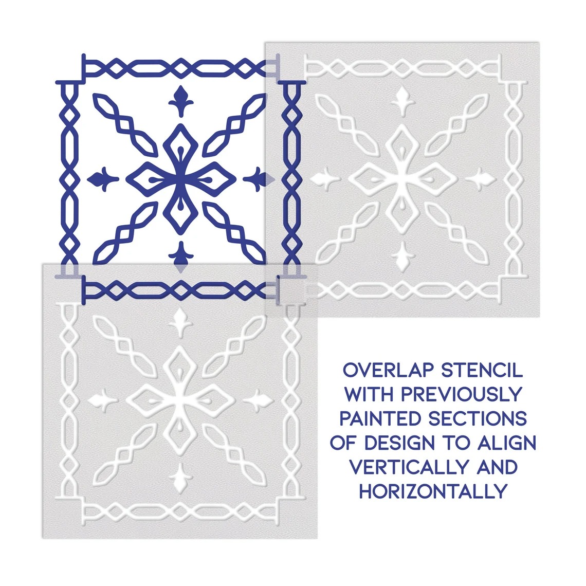 Geometric Design Stencil - Art and Wall Stencil - Stencil Giant