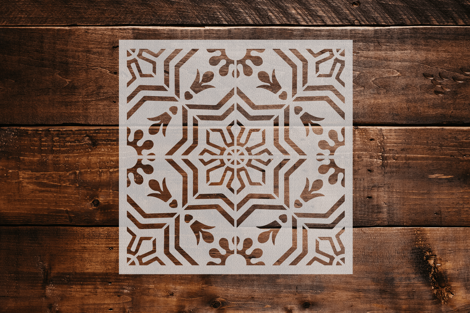 Geometric Pattern Stencil - Art and Wall Stencil - Stencil Giant
