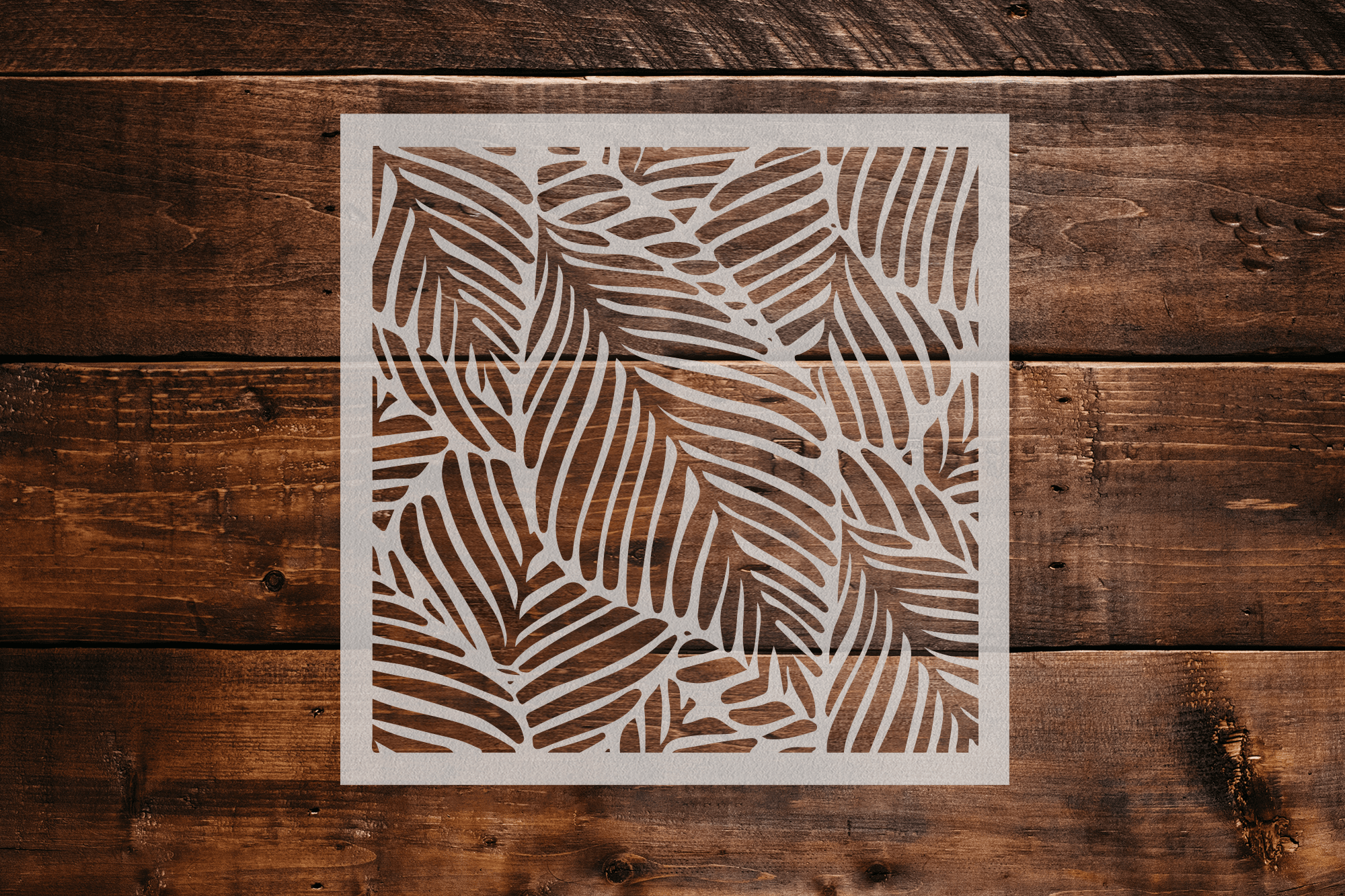 Leaf Pattern Stencil - Art and Wall Stencil - Stencil Giant