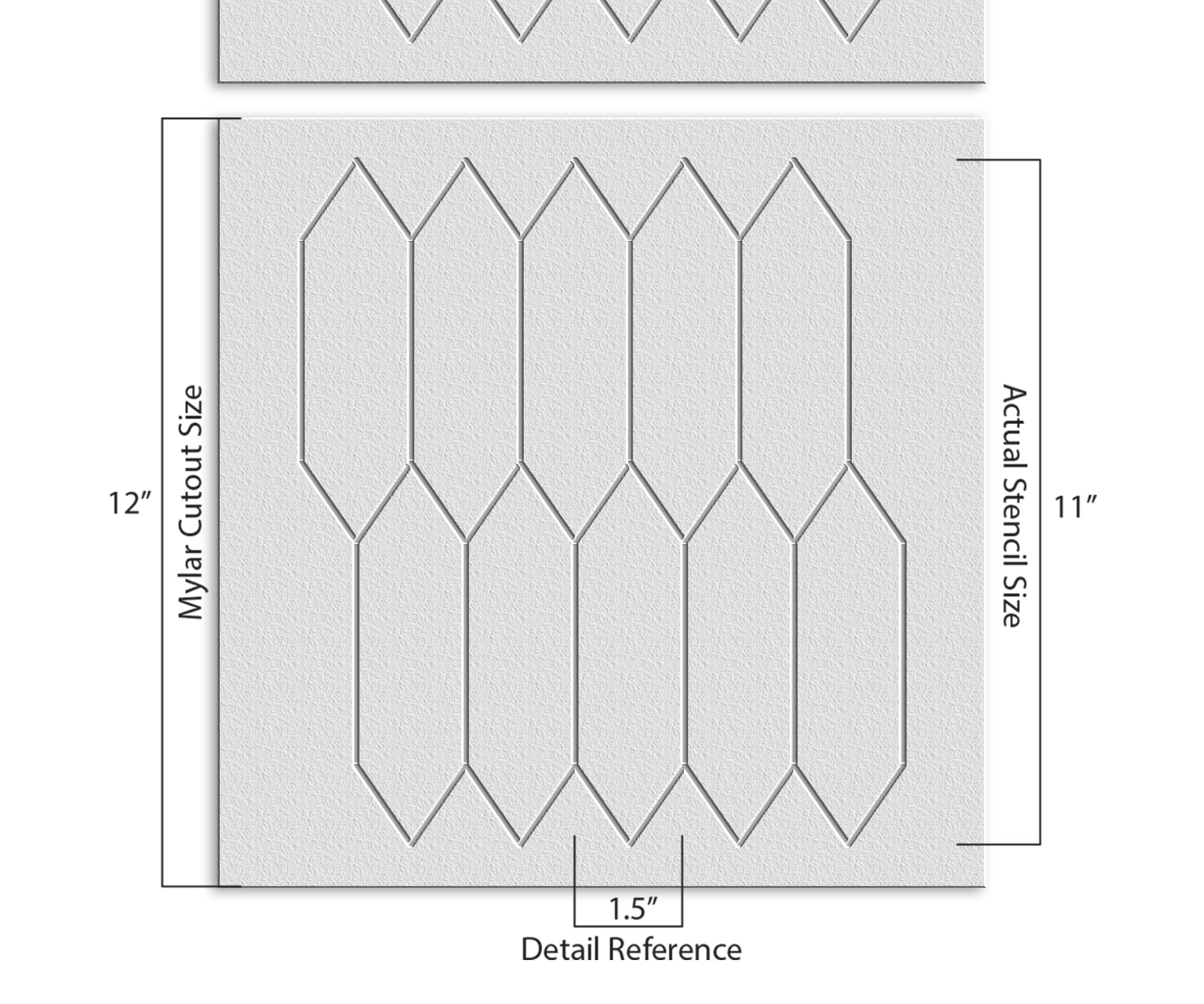 Geometric Pattern Stencil - Art and Wall Stencil - Stencil Giant