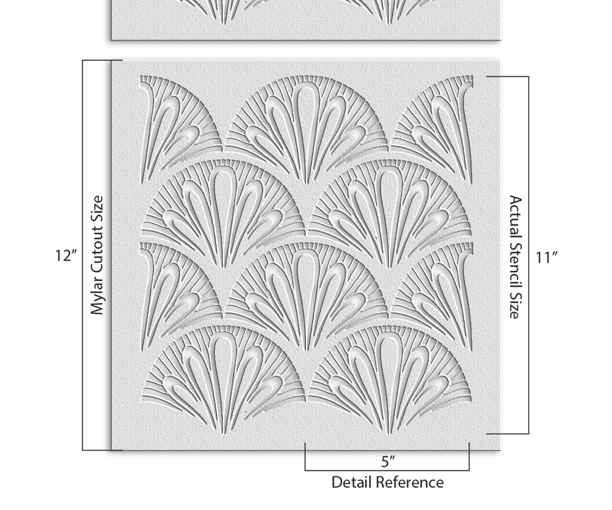 Geometric Pattern Stencil - Art And Wall Stencil - Stencil Giant