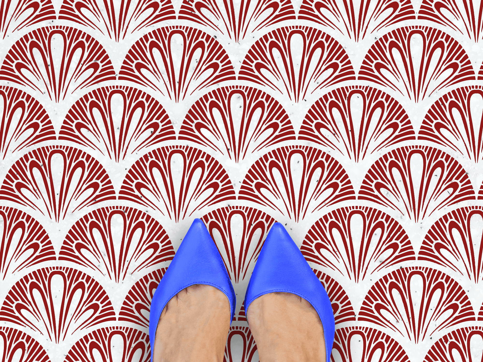 Geometric Pattern Stencil - Art and Wall Stencil - Stencil Giant