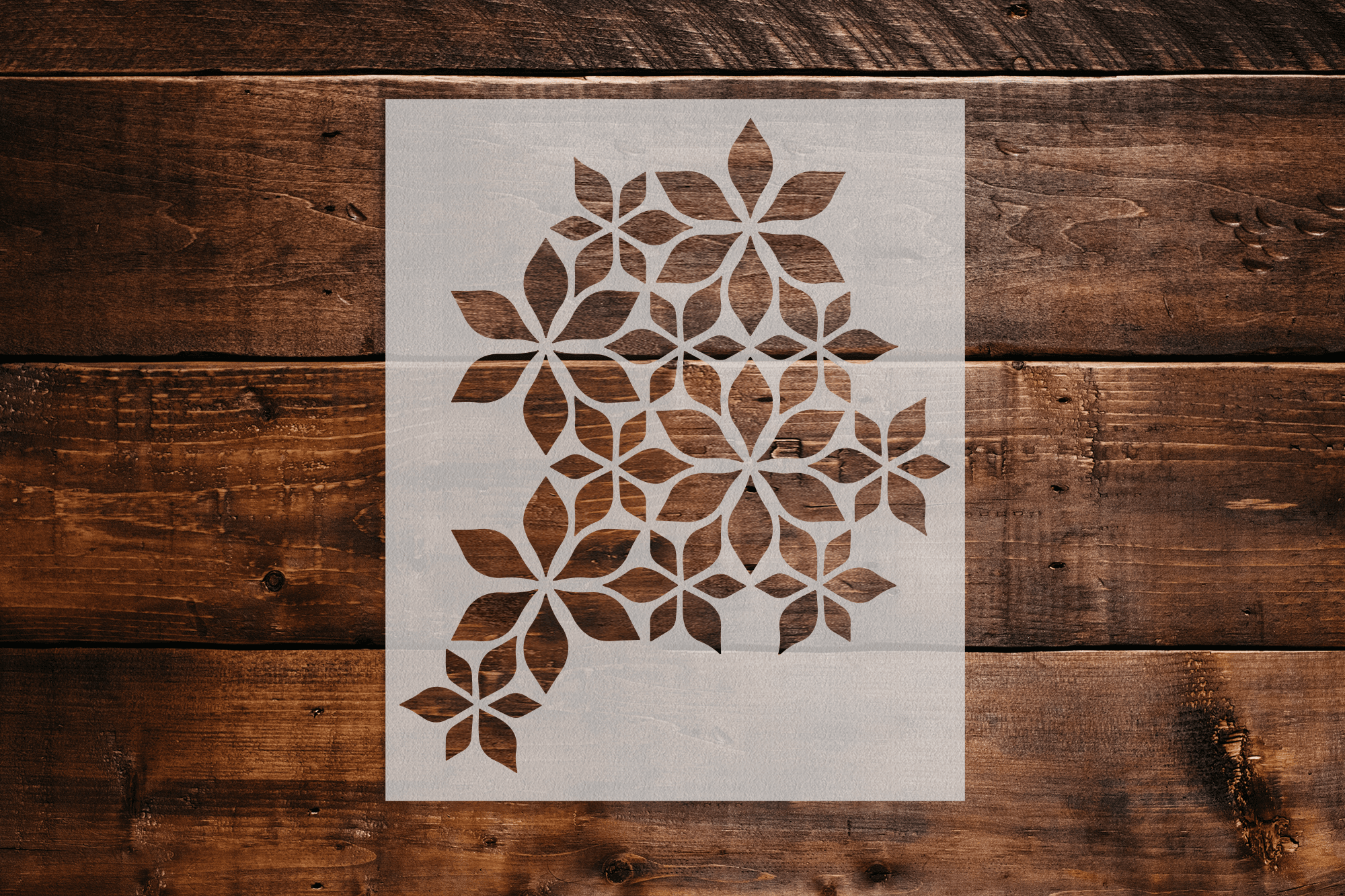 Geometric Pattern Stencil - Art And Wall Stencil - Stencil Giant