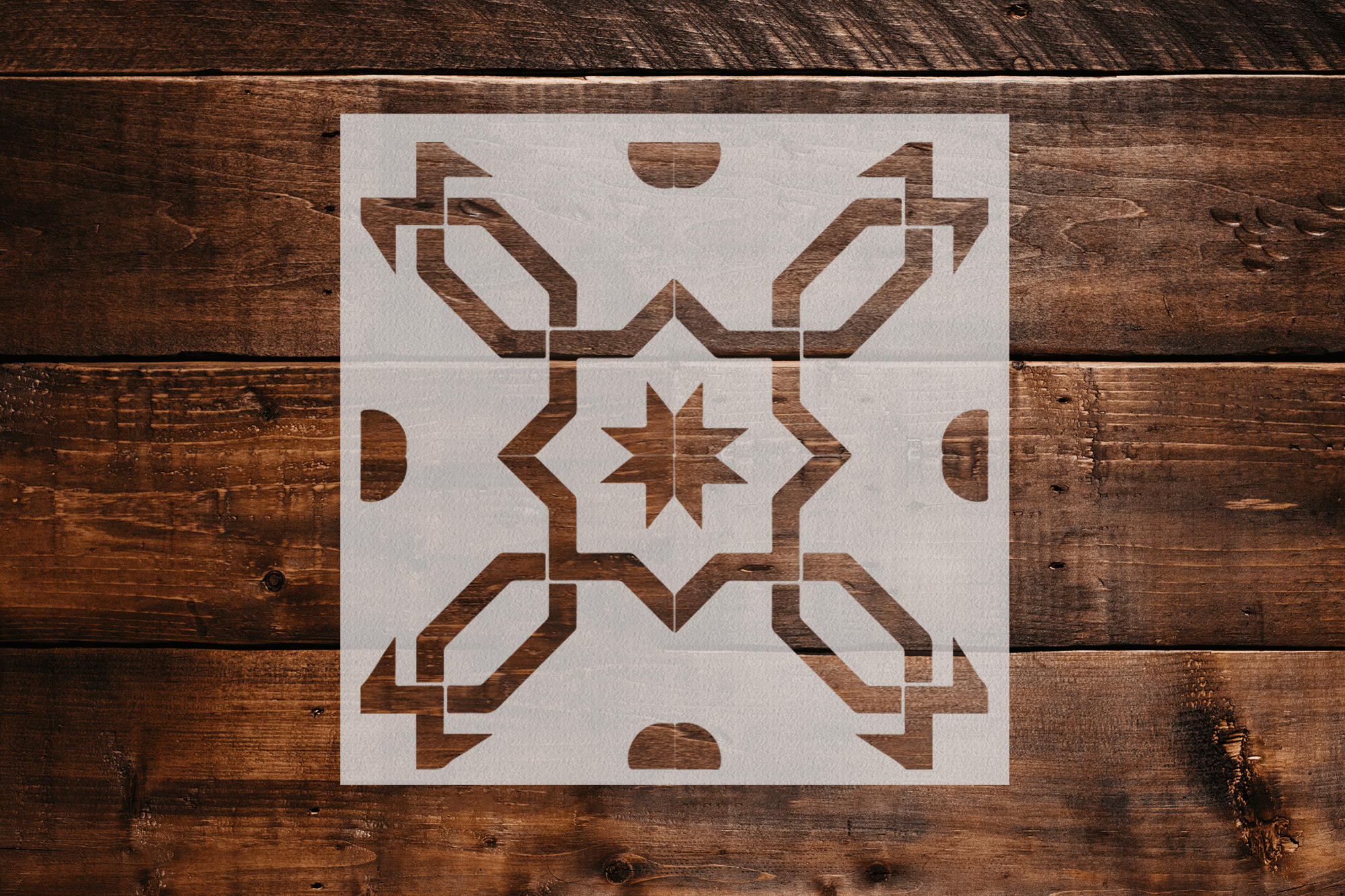 Geometric Pattern Stencil - Art and Wall Stencil - Stencil Giant