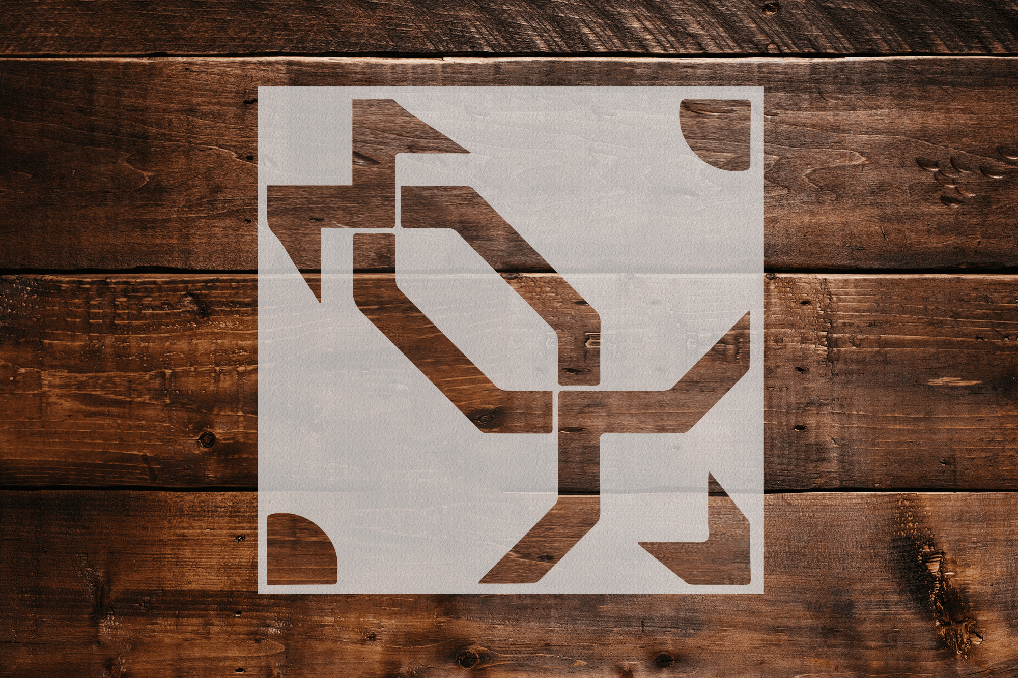 Geometric Pattern Stencil - Art and Wall Stencil - Stencil Giant
