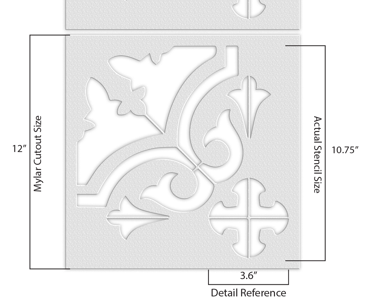 Geometric Pattern Stencil - Art and Wall Stencil - Stencil Giant