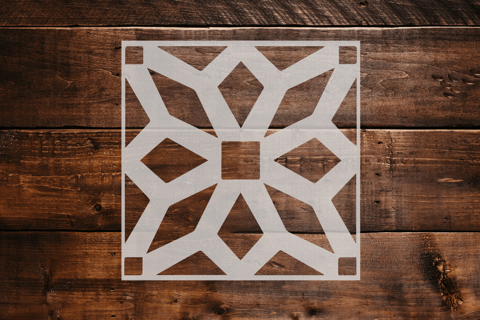 Geometric Pattern Stencil - Art and Wall Stencil - Stencil Giant