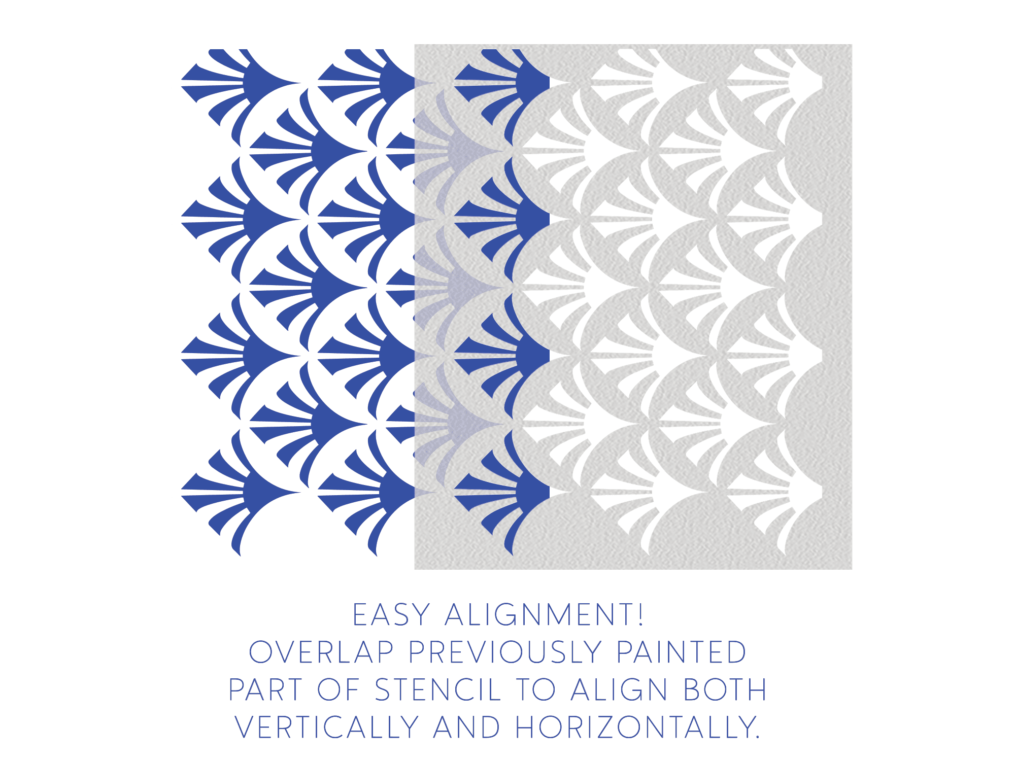Geometric Pattern Stencil - Art and Wall Stencil - Stencil Giant