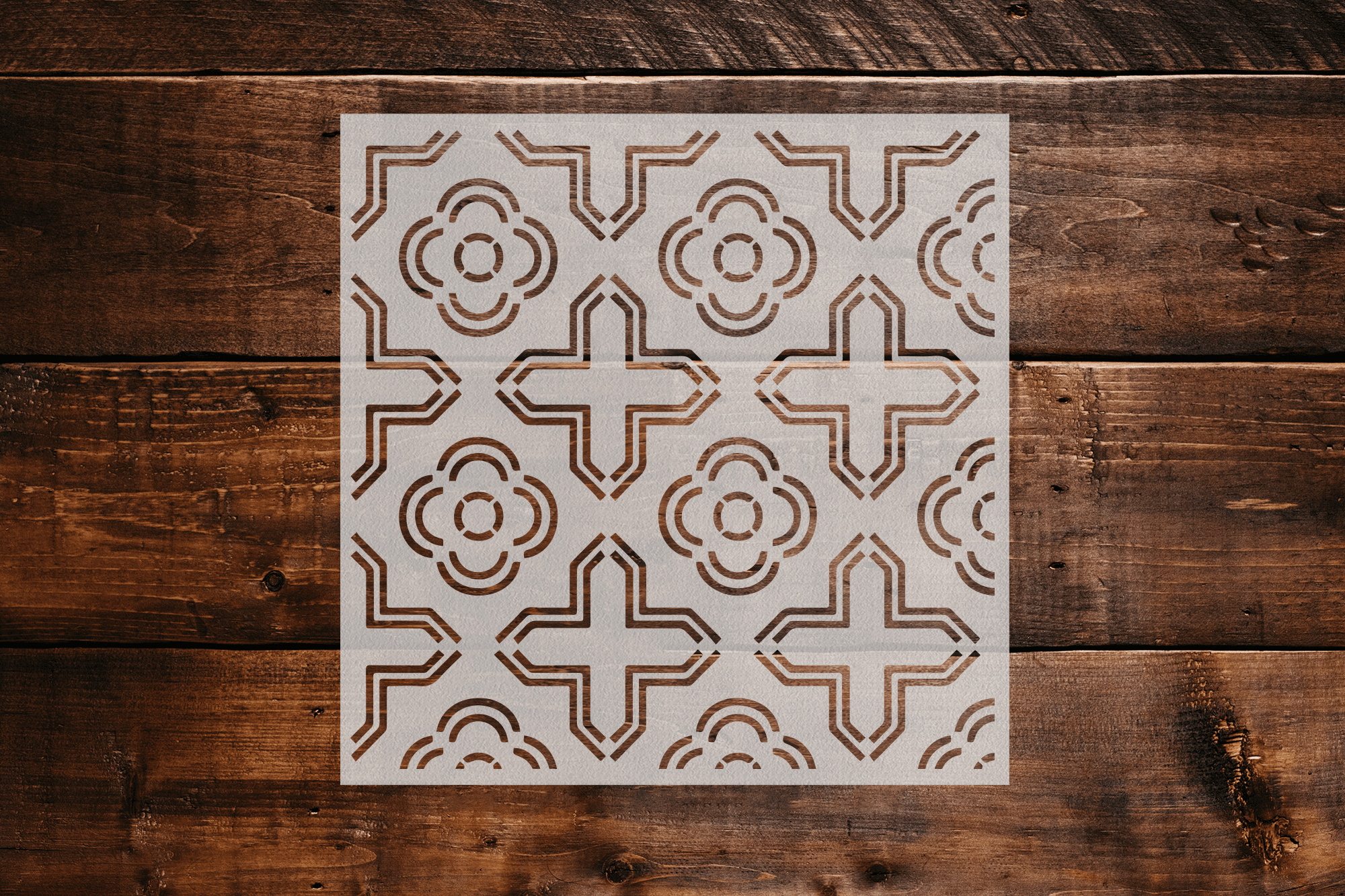 Geometric Pattern Stencil - Art and Wall Stencil - Stencil Giant